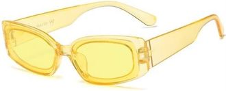 Generic Lunettes De Soleil &Agrave; Monture Carr&eacute;e For Hommes, For Sports Plein Air Et Conduite(Yellow)