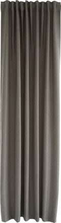 Homing Akustikvorhang Taupe | einfarbig weicher Stoff | Blickdicht