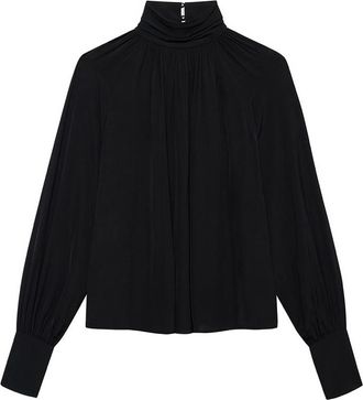 Anine Bing Anne Draped Blouse