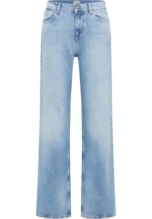 Mustang Jeans Damen Style Madison Wide Jeans, Mittelblau 302, 33W x 30L