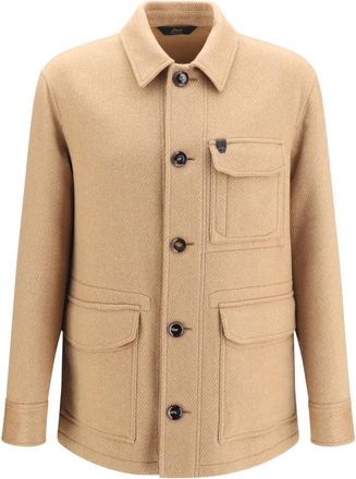Brioni Workwear Kaschmirjacke - - Knitwear - Damen - Beige - L