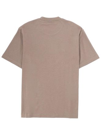 Emporio Armani Icon Embroidery T-Shirt - Brown