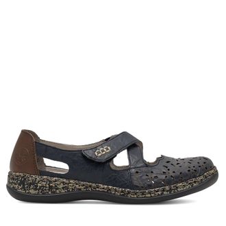 Rieker Halbschuhe Rieker 463H4-14 Dunkelblau