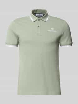 Sergio Tacchini Slim Fit Poloshirt mit Logo-Stitching Modell Reed