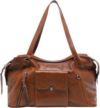 CLARIS VIROT Femme, Sacs, Brun, Taille: ONE Size Juno Curved Bag