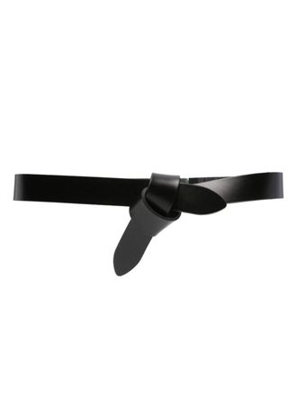 Isabel Marant ceinture Lecce en cuir - Noir