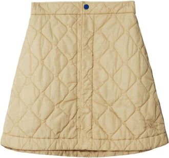 Burberry Femme, Jupes, Beige, Taille: 34 FR Quilted A-Line Skirt