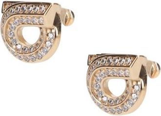 Ferragamo Gancini Rhinestone Earrings