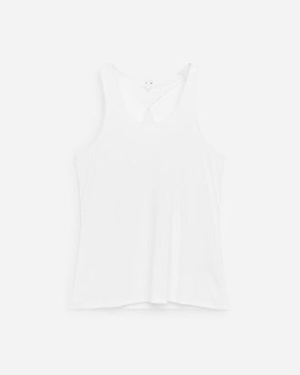 Arket Geripptes Tanktop -Wei&szlig;