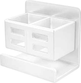 Generic Badezimmerregal ohne Bohren - Badezimmer ohne Bohren, Duschregal f&uuml;r Badezimmer, ohne Bohren, Badezimmer-Organizer, Wandmontage, Aufbewahrung von Toil