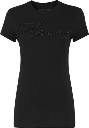 Philipp Plein Femme, Tops, Noir, Taille: 36 FR T-Chemises