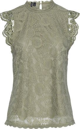 Pieces PCOLLINE SL LACE TOP NOOS BC