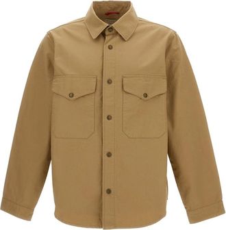 Manifattura Ceccarelli Homme, Chemises, Beige, Taille: XS Country Shirt