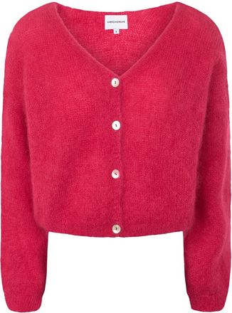 Americandreams Americandreams, Femme, Pulls, Rose, Taille: 42 FR Cornelia Cropped Cardigan