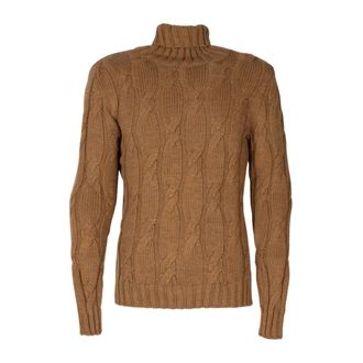 Xagon Man Rollkragenpullover - - Knitwear - Herren - Braun - 2XL
