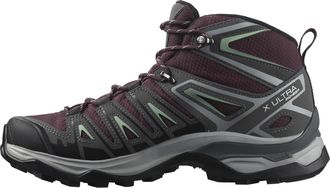 Salomon X Ultra Pioneer Mid Gore-Tex Damen Wanderschuhe, Alle Wetterbedingungen, Sicherer Fußhalt, Stabil und gedämpft, Wine Tasting, 41 1/3
