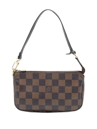 Louis Vuitton 2003 Damier Ebene Mini Pochette Accessoires shoulder bag - Braun