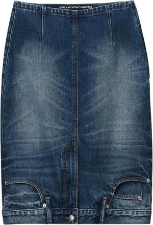 Alexander Wang Jupe Alexander Wang - Femme - Jupes - Bleu - Taille: W24