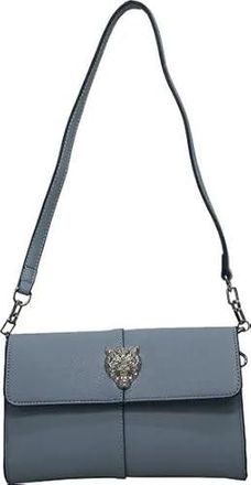 Plein Sport Clutch Zoe, Handbag Unisex, Light Blue