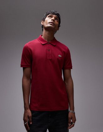 Polos Lacoste en Rouge jusqu a 50