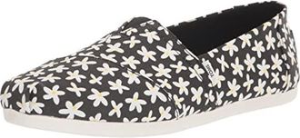 Toms Alpargata Semelle de mocassin Femme, Marguerites Noires, 38.5 EU