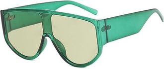 Generic Lunettes De Soleil &Agrave; Monture Large For Hommes, For Les Vacances, Le Sport, La Conduite, Lext&eacute;rieur Et Femmes(Green)