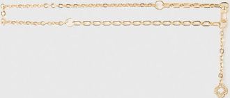 Maje Ceinture Cha&icirc;ne &Agrave; Logo Clover - Dor&eacute; - Maje