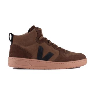 Veja Braune Schwarze Wildleder-Sneakers - - Shoes - Herren - Braun - 38 EU