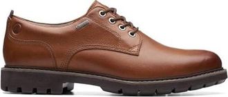 Clarks BatcombetiegtxOxford Homme, Cuir Noir Noir, 42 EU