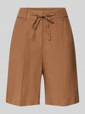 Marc O'Polo Wide Fit Shorts aus reinem Leinen mit Tunnelzug