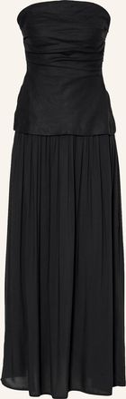 Faithfull The Brand Faithfull The Brand Kleid Hedy Im Materialmix schwarz
