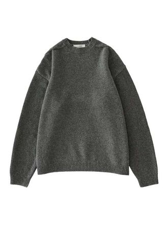 STUDIO NICHOLSON Pull Col Rond - Gris