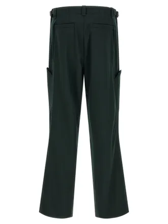 Kiko Kostadinov Mens Bicolor Virgin Wool Casual Pants