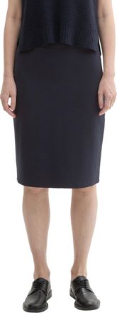 Tom Tailor Damen 1043682 Rock mit Struktur, 10668-Sky Captain Blue, 36