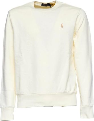 Polo Ralph Lauren Homme, Sweatshirts et sweats &agrave; capuche, Blanc, Taille: L SweaT-shirt ras du cou