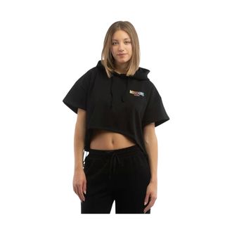 Moschino Damen, Sweatshirts & Hoodies, Schwarzk, MGr&ouml;&szlig;e