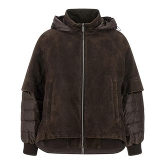 Moorer Elite 2-in-1 Jacke - - Jackets - Damen - Braun - XS