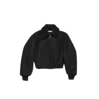 Acne Studios Schwarze Bomberjacke mit 2-Wege-Rei&szlig;verschluss - - Jackets - Damen - Schwarzk - XS