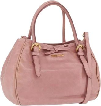 Miu Miu Sac &agrave; main Pre-owned - Femme - Pre-owned - Rose - Taille: ONE Size