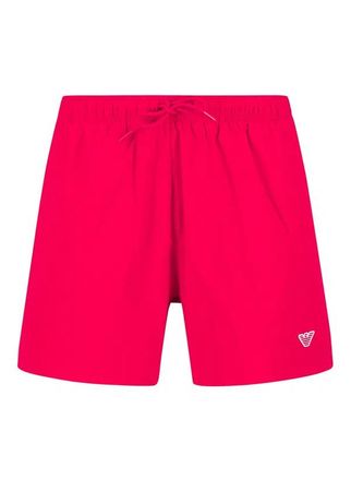 Emporio Armani Herren Badeshorts rot unifarben
