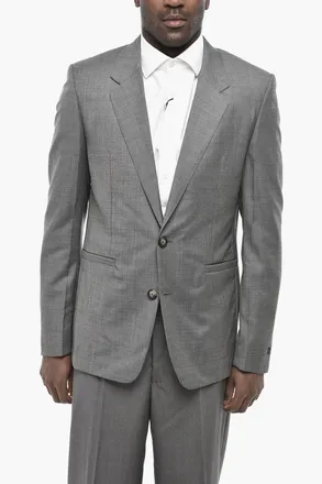 Givenchy Ungef&uuml;tterter Slim-Fit-Blazer aus Wolle mit Leistentaschen Givenchy