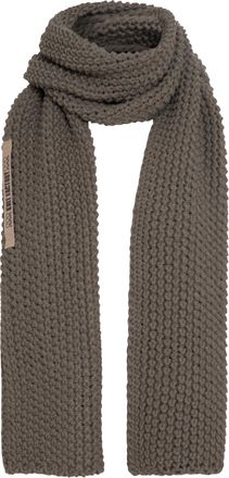 Knit Factory Carry Schal - Strickschal f&uuml;r Damen und Herren - Bequemer Schal mit Wolle - Hochwertige Qualit&auml;t - Cappuccino - 200x35 cm