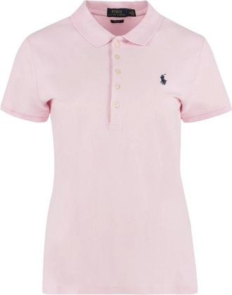 Polo Ralph Lauren Femme, Tops, Rose, Taille: 40 FR Polo Classique &agrave; Manches Courtes en Piqu&eacute;