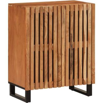 vidaXL Buffet 60x34x75 cm bois dacacia massif vidaXL
