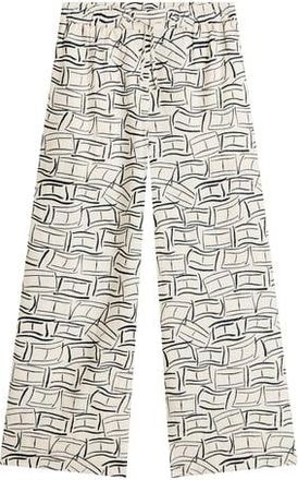 Tommy Hilfiger Pantalon ample imprim&eacute; en lin