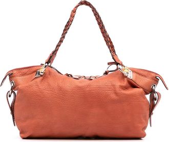 Gucci Shopper - Medium Leather Bamboo Bar Tote - Gr. unisize - in Orange - für Damen