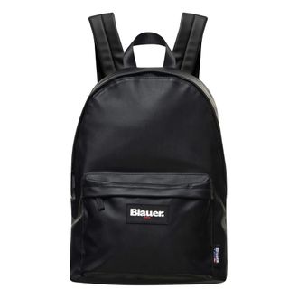 Blauer Beschichteter Rucksack mit verstellbaren Tr&auml;gern - - Bags - Herren - Schwarzk - ONE SIZE