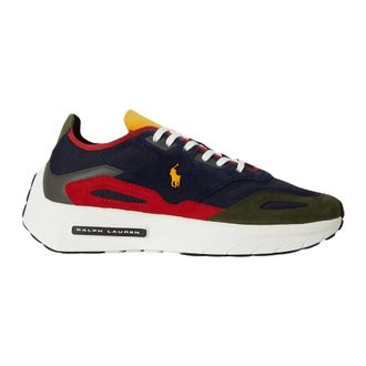Polo Ralph Lauren Baskets Boerum en maille et su&egrave;de - Homme - Chaussures - Multicolore - Taille: 44 EU