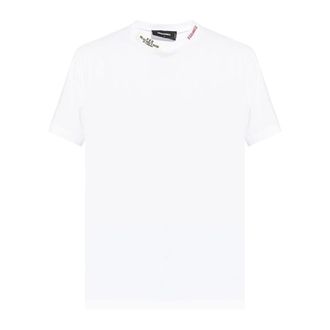 Dsquared2 Layered Poplin Shirt - - Tops - Herren - Wei&szlig; - L