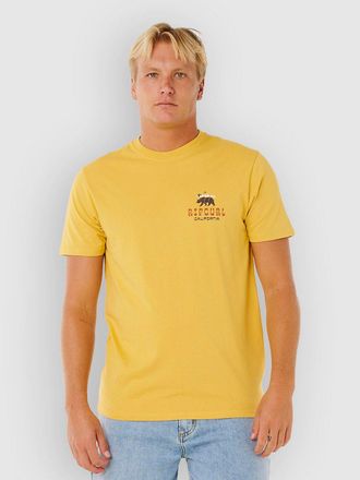 Rip Curl Desti Animals T-Shirt ochre